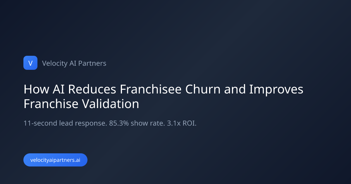 How AI Reduces Franchisee Churn and Improves Franchise Validation ...